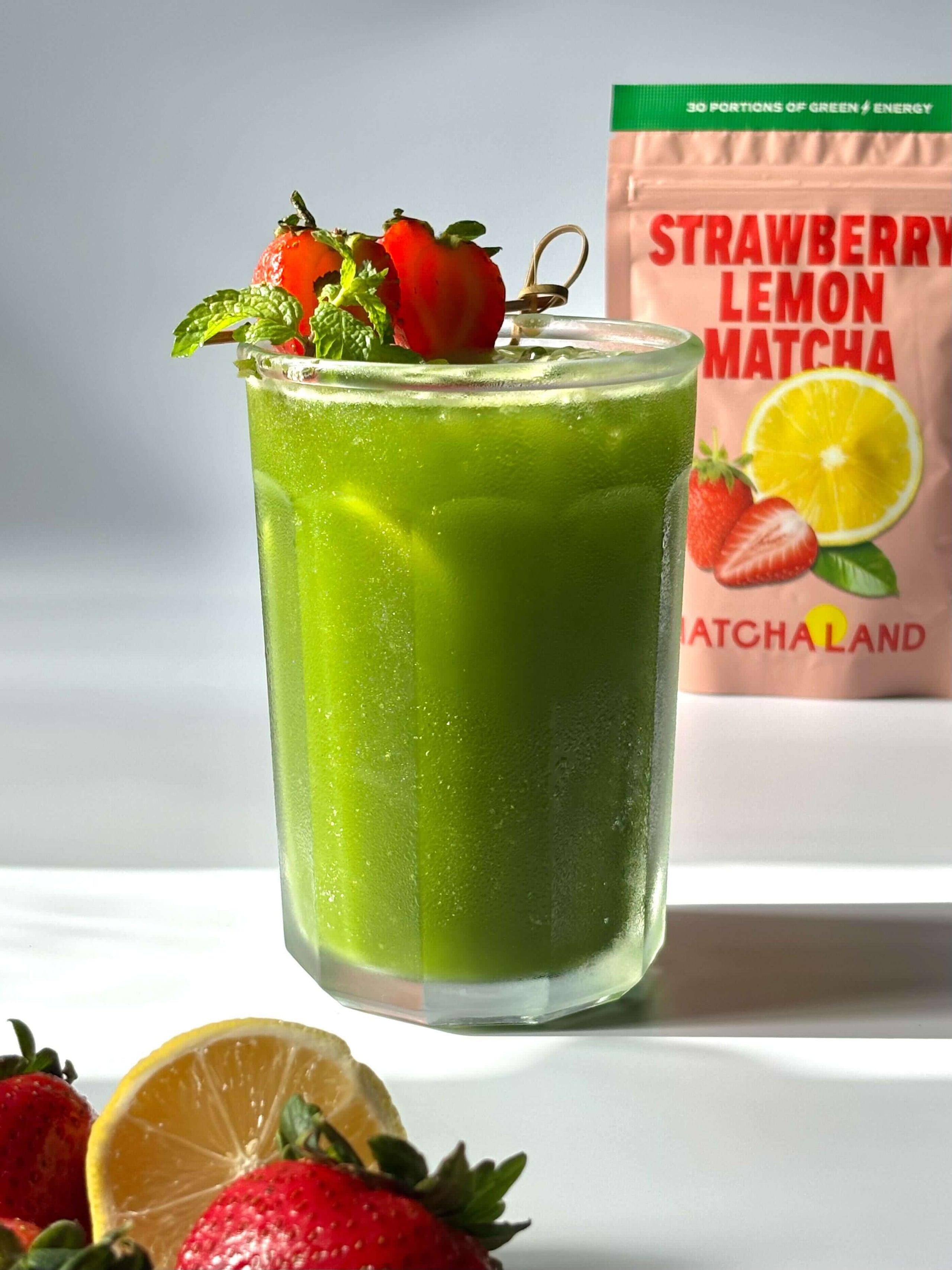 Strawberry Lemon Eistee – MatchaLand